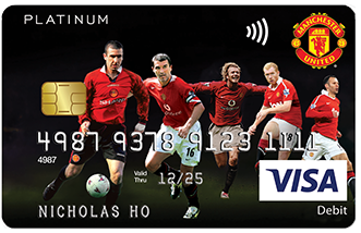 Maybank Manchester United Platinum Debit Card